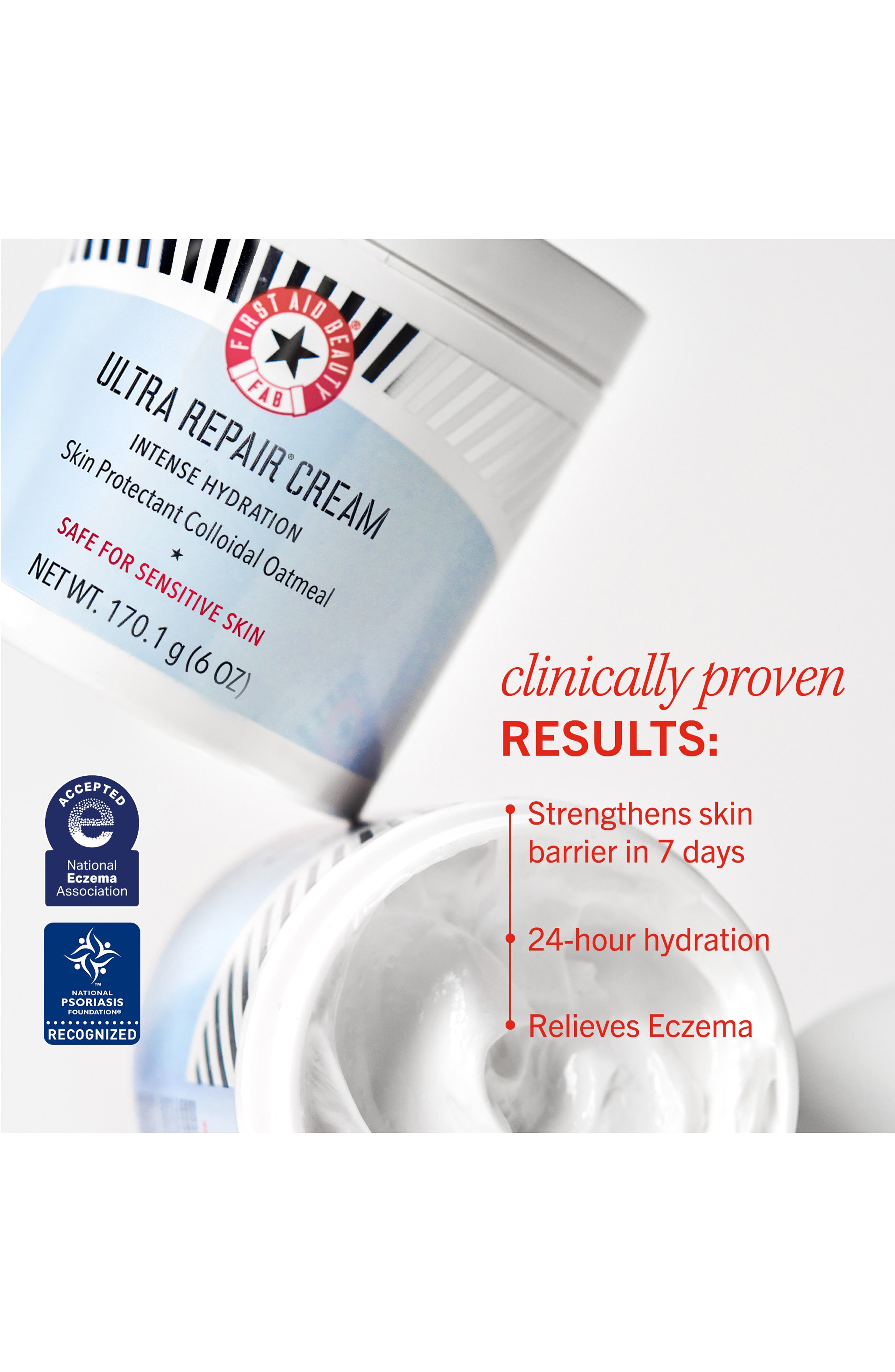 First Aid Beauty Ultra Repair Cream Intense Hydration Face & Body ...