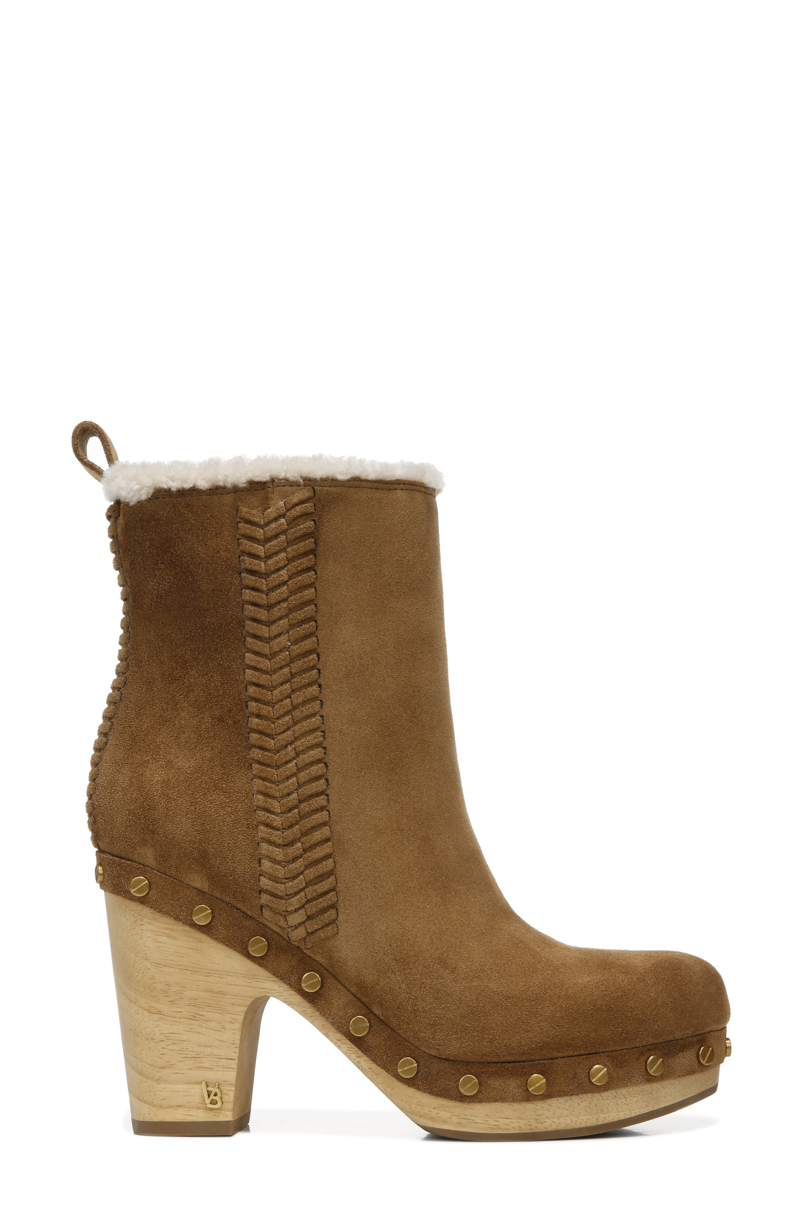 Veronica Beard Daxi Genuine Shearling Lined Clog Bootie (Women ...