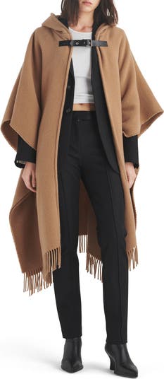 rag & bone Wool Hooded Poncho Cloak | Nordstromrack