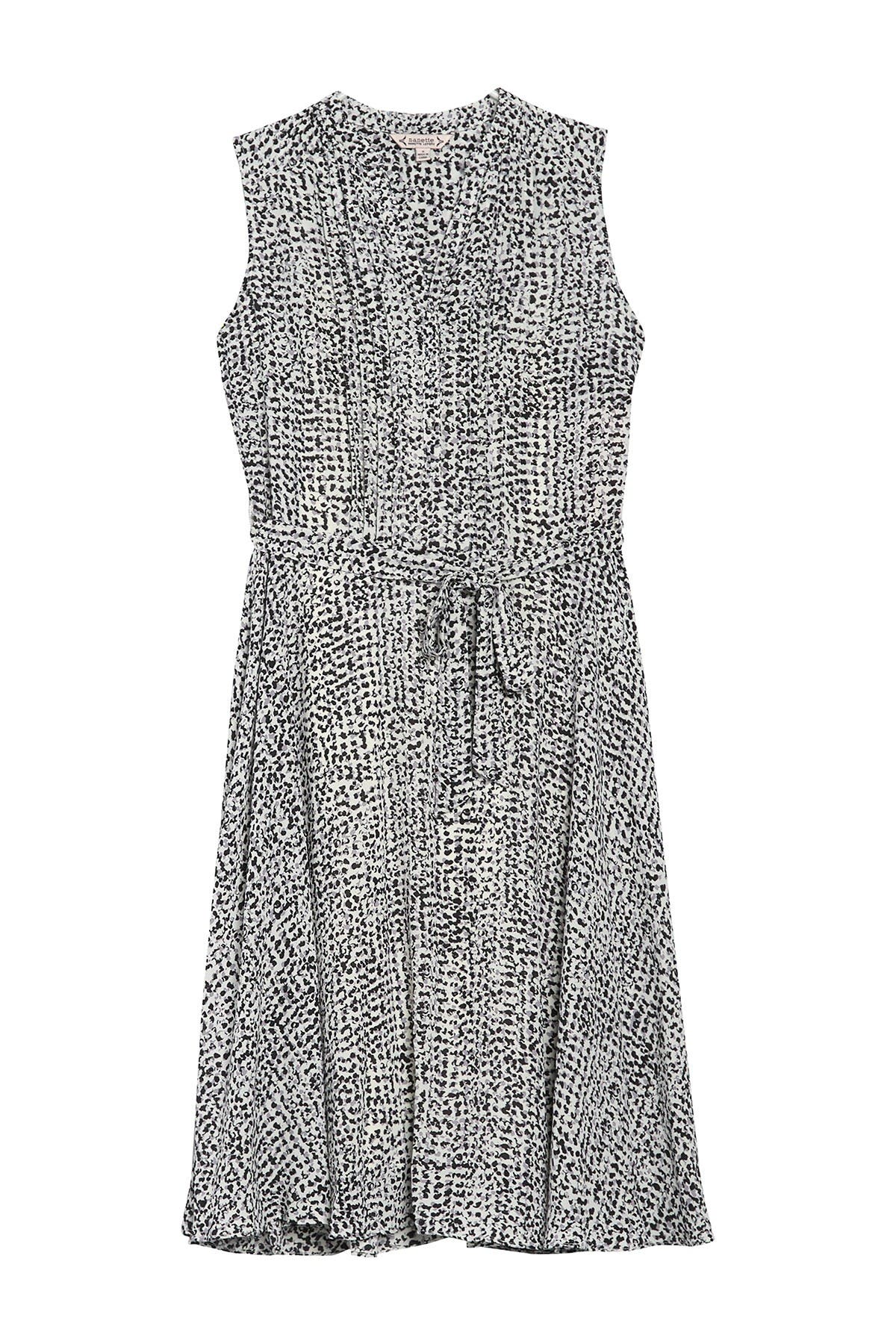 NANETTE NANETTE FOOTWR Sleeveless Pintuck Shirt Dress | Nordstromrack