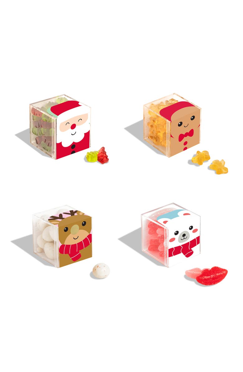 sugarfina Santa & Friends Set of 4 Candy Cubes | Nordstrom