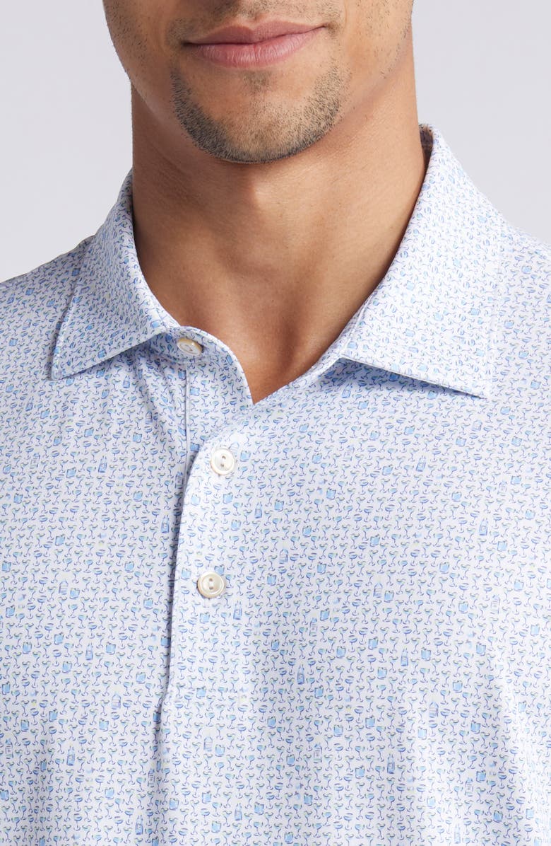 Peter Millar Whiskey Sour Print Performance Golf Polo | Nordstromrack
