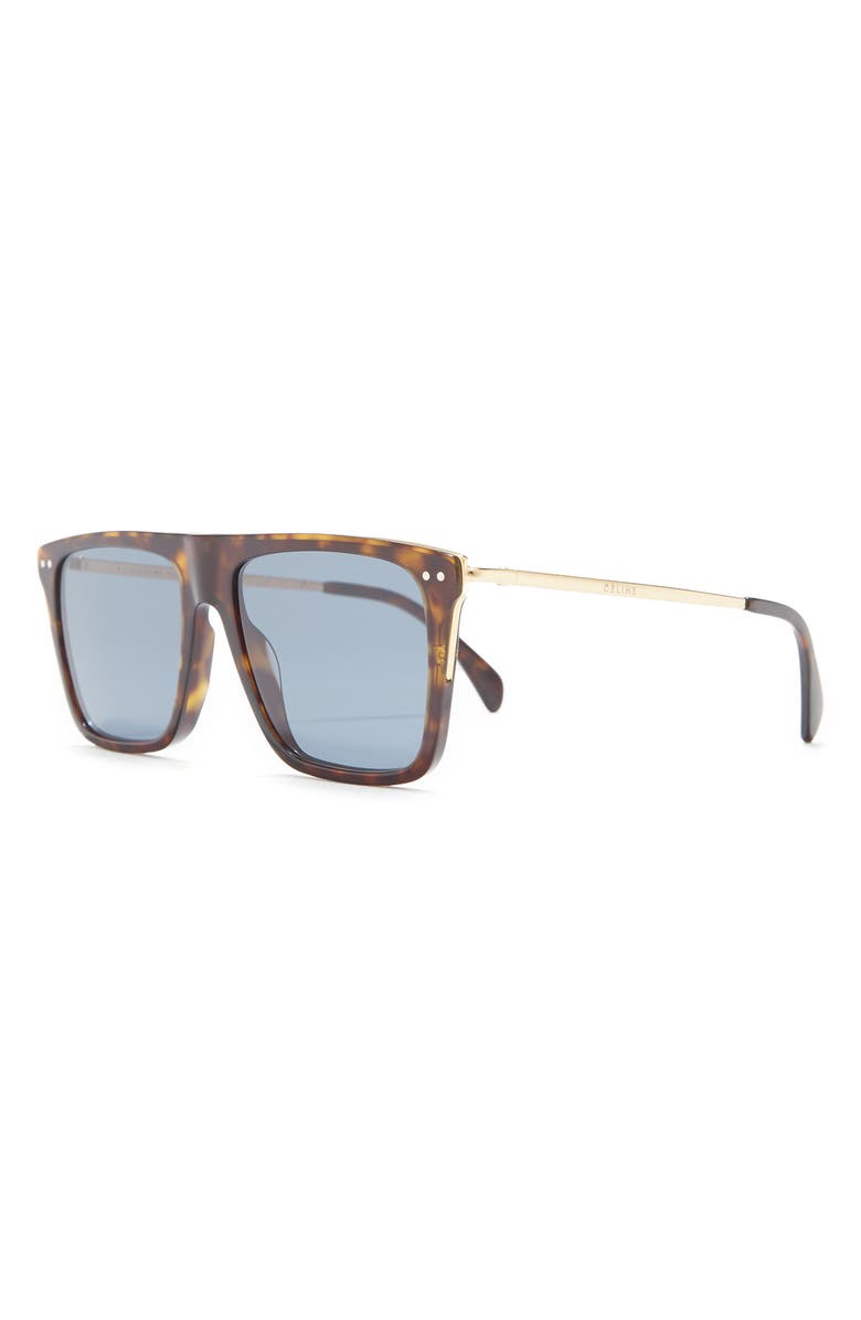 CELINE 54mm Flat Top Square Sunglasses | Nordstromrack