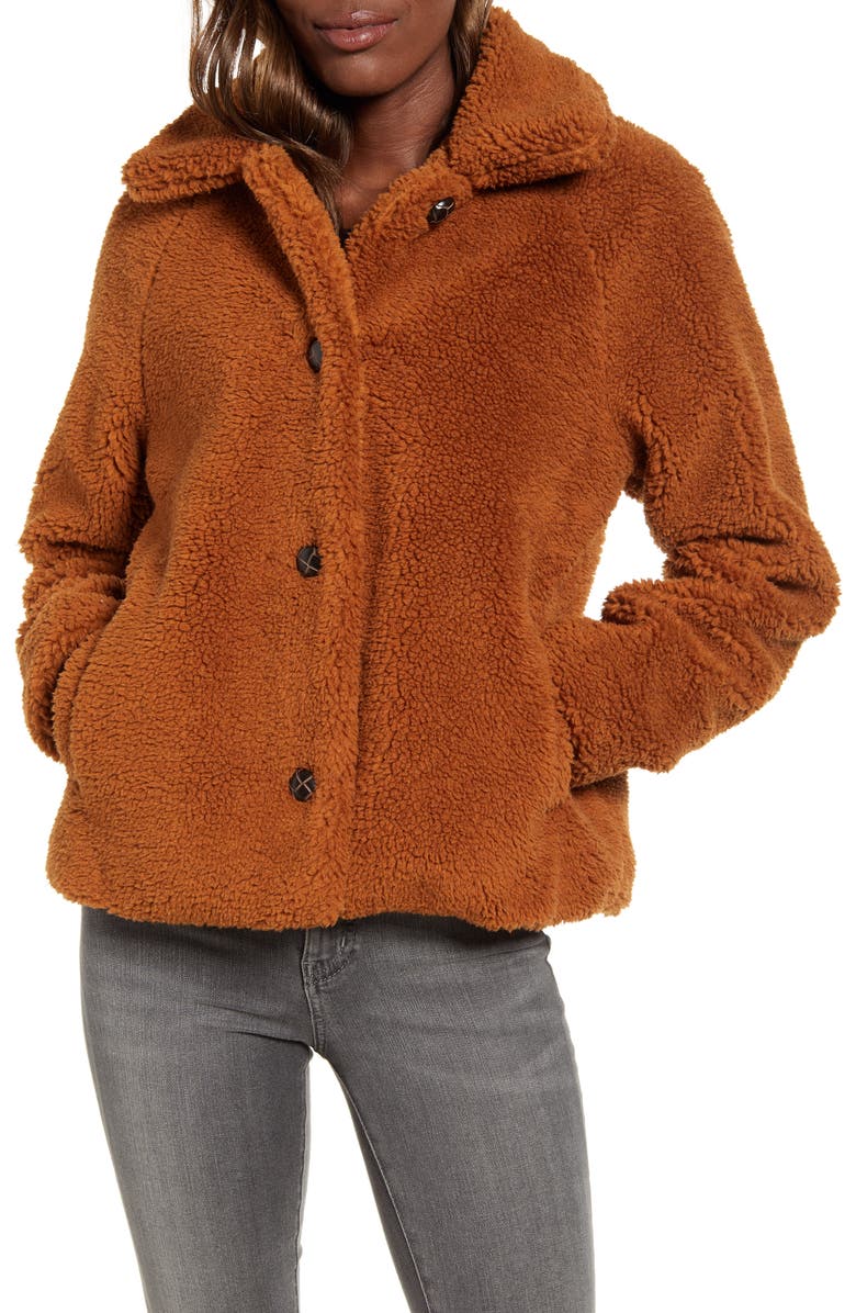 Only Emily Teddy Coat | Nordstrom
