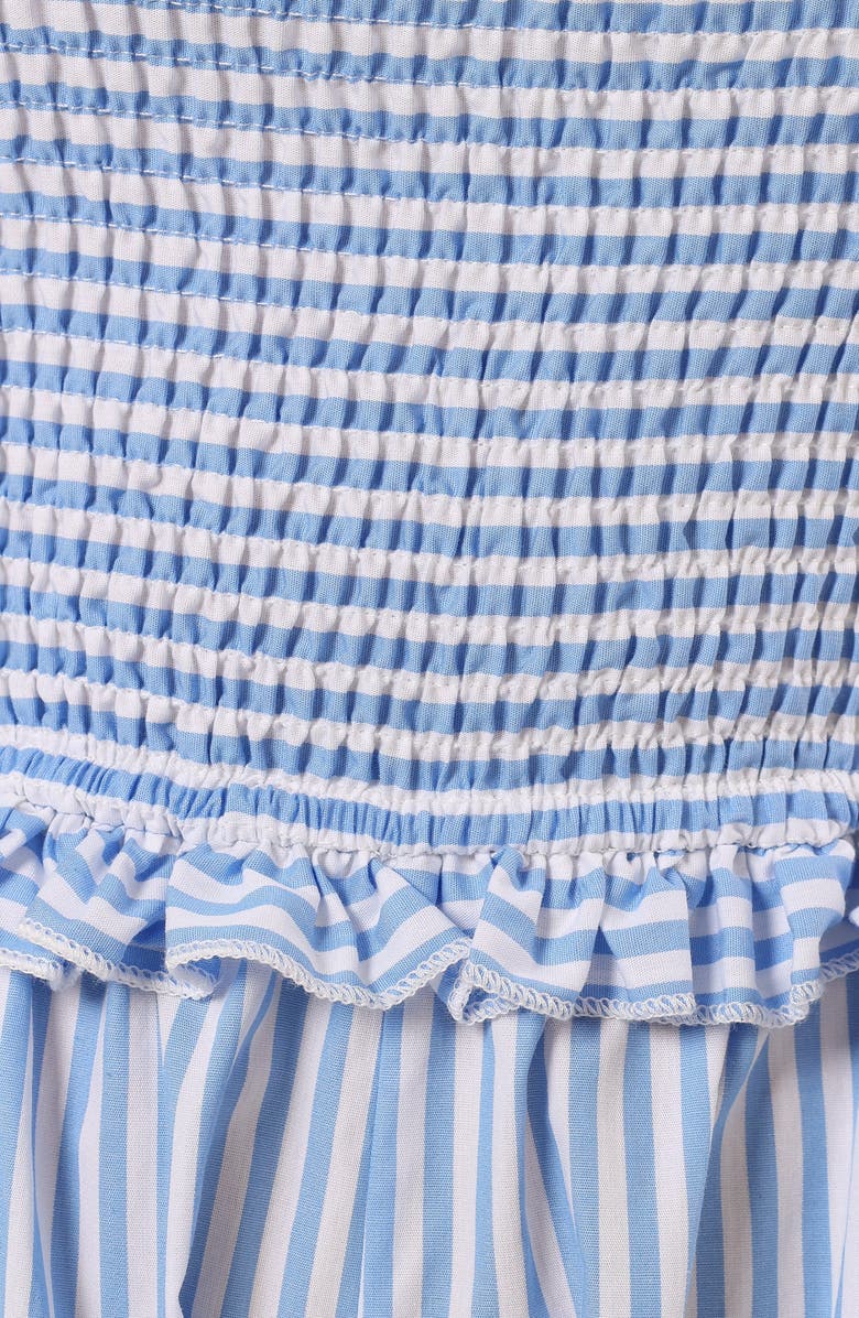 Petal & Pup Jones Smocked Strapless Wide Leg Jumpsuit | Nordstrom