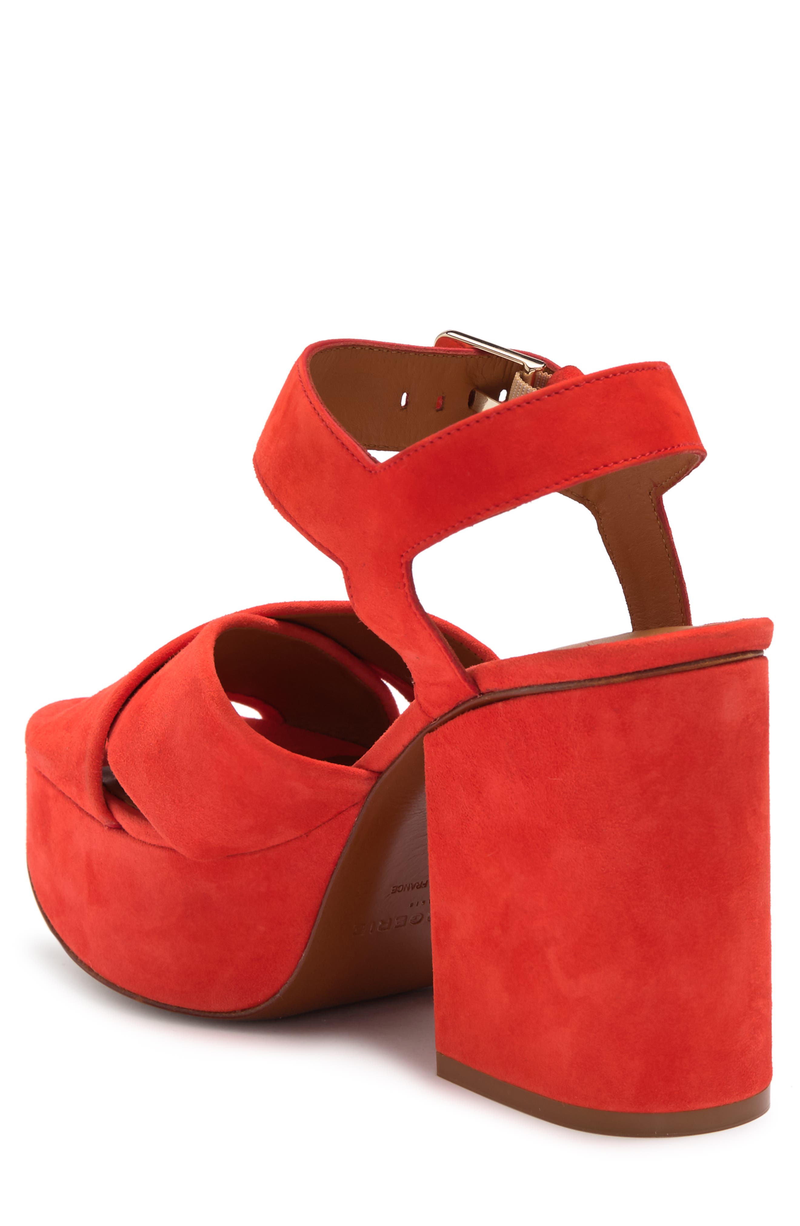 Robert Clergerie Vianne Suede Platform Sandal | Nordstromrack