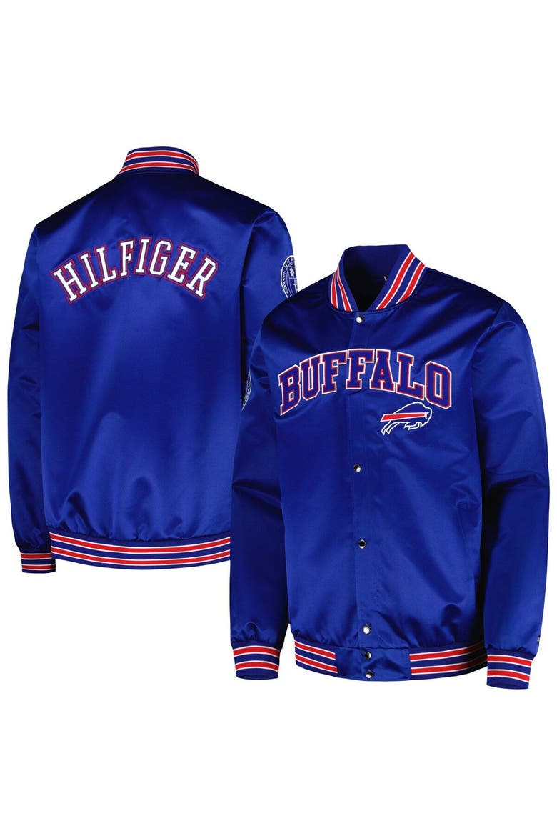 Men's Tommy Hilfiger Royal Buffalo Bills Elliot Varsity Full-Snap ...