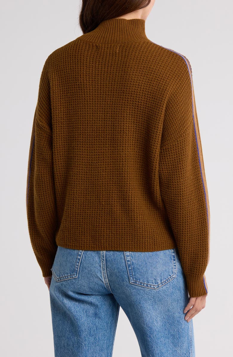 Spiritual Gangster Cressida Stripe Mock Neck Sweater | Nordstromrack