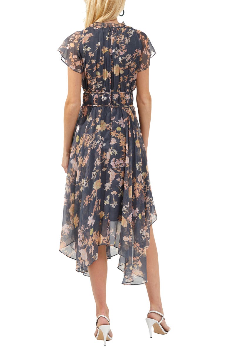 French Connection Floral Chiffon Dress | Nordstromrack