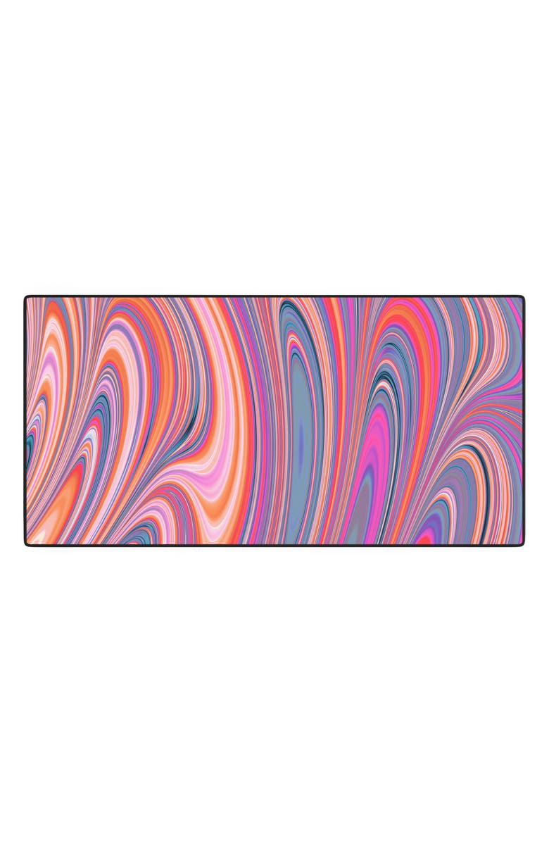 Deny Designs Kaleiope Studio Colorful Wavy Desk Mat | Nordstromrack