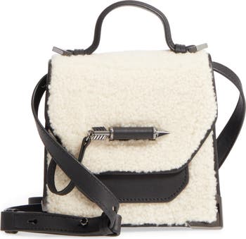 Mackage Mini Rubie Genuine Shearling Crossbody Bag | Nordstrom