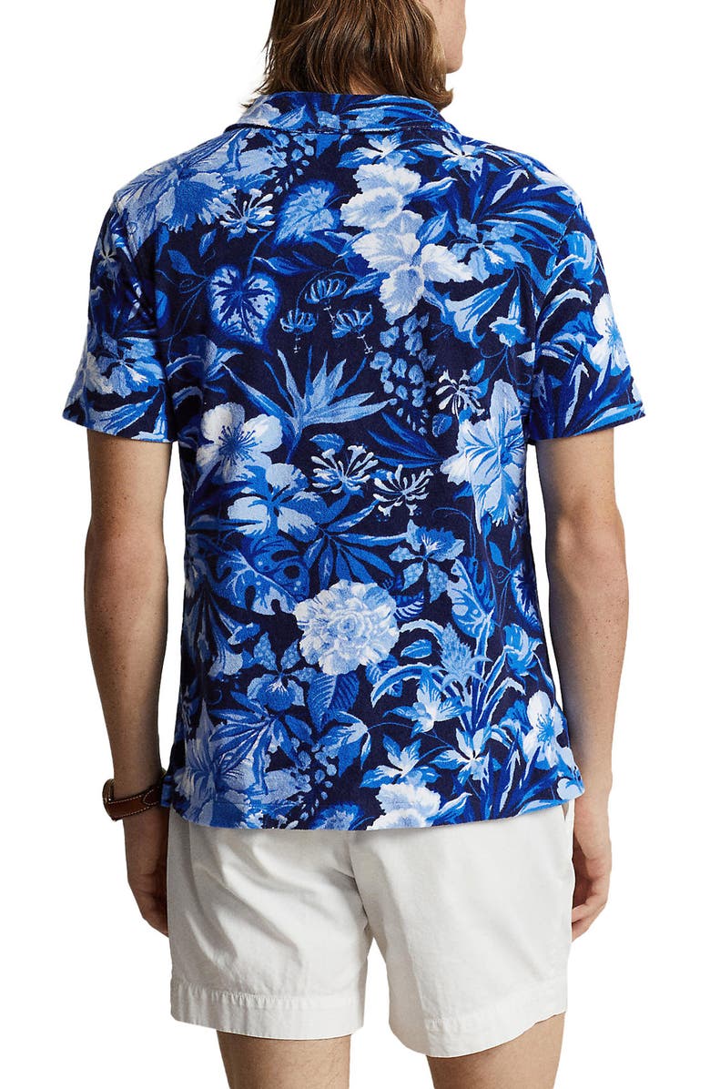 Polo Ralph Lauren Floral Terry Cloth Camp Shirt | Nordstromrack
