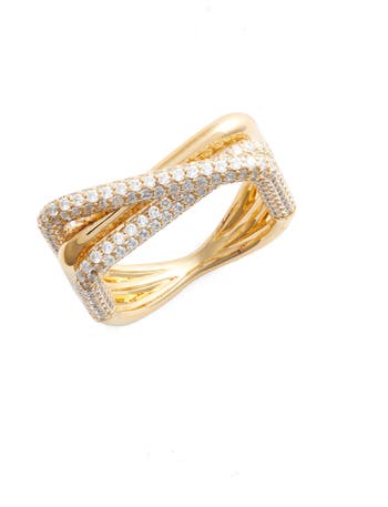 APM Monaco Yacht Club Crisscross Stack Ring | Nordstrom