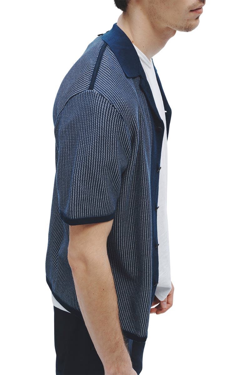 rag & bone Harvey Knit Camp Shirt | Nordstromrack