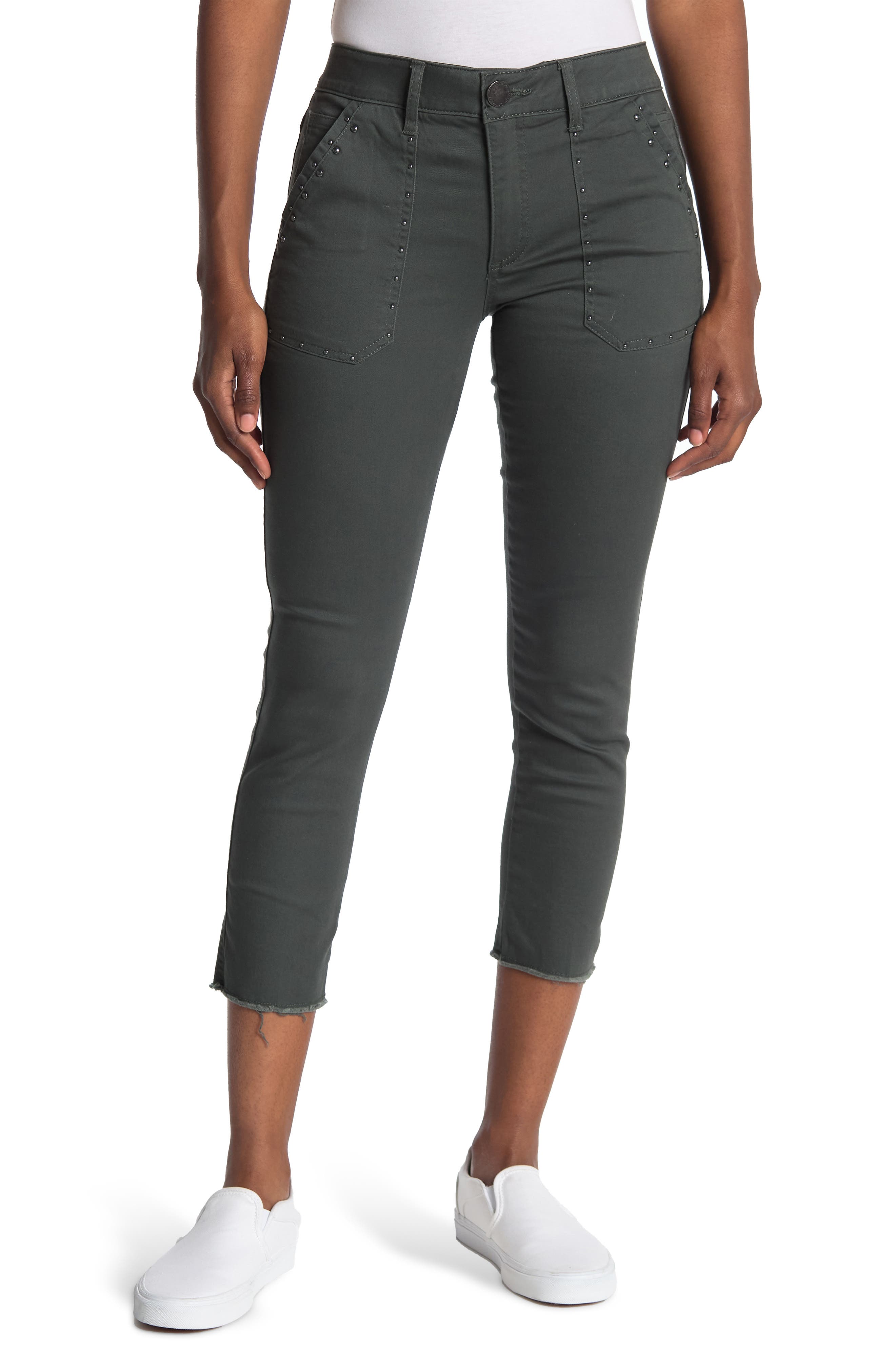 Democracy AB Tech High Rise Studded Jeans | Nordstromrack
