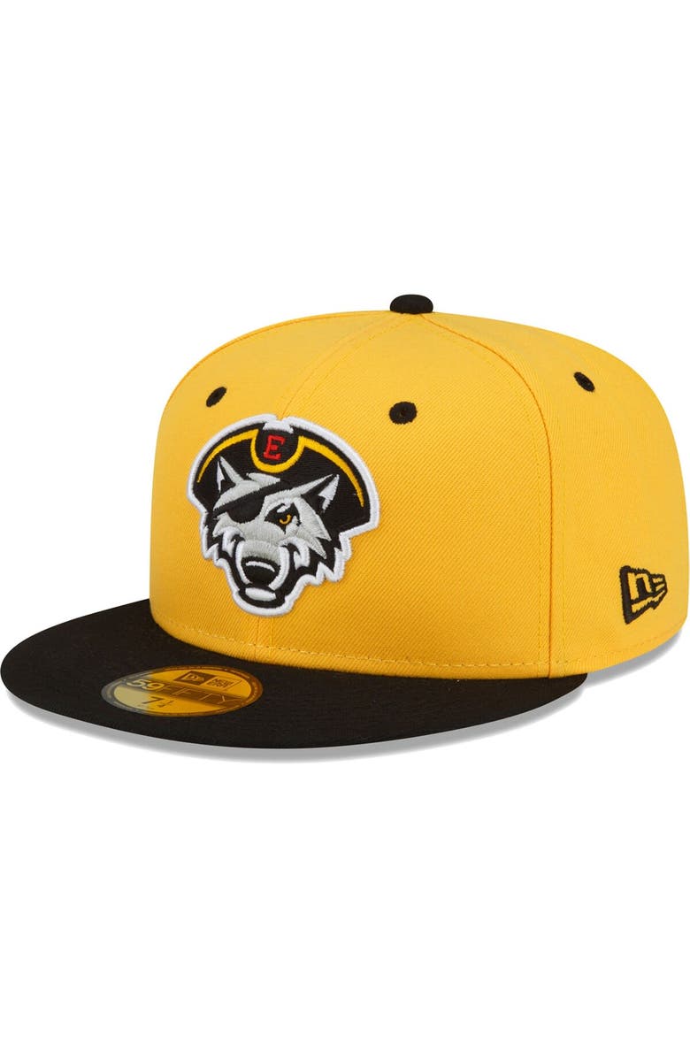 New Era Men's New Era Yellow Erie SeaWolves Authentic Collection ...