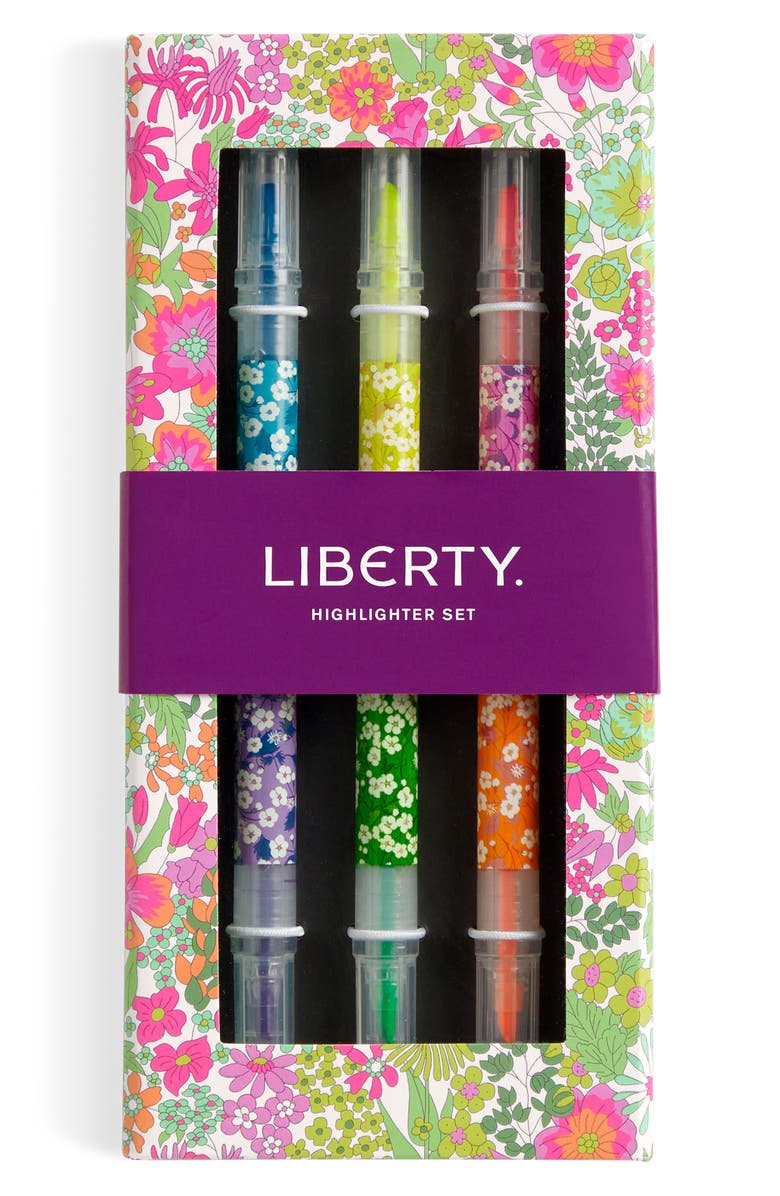Chronicle Books 3-Piece Liberty Mitsi Double Ended Highlighter Set ...