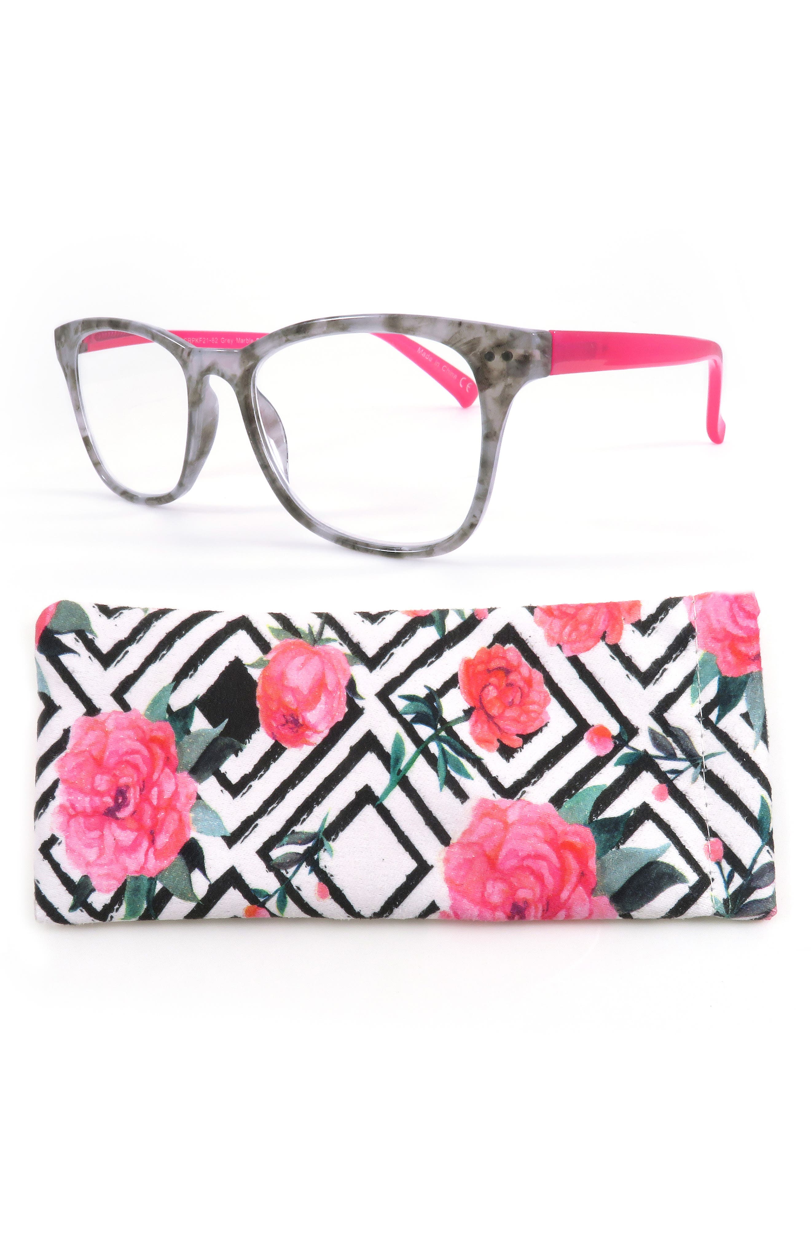 EVOLUTIONEYES 49mm Square Magnified Reading Glasses | Nordstromrack