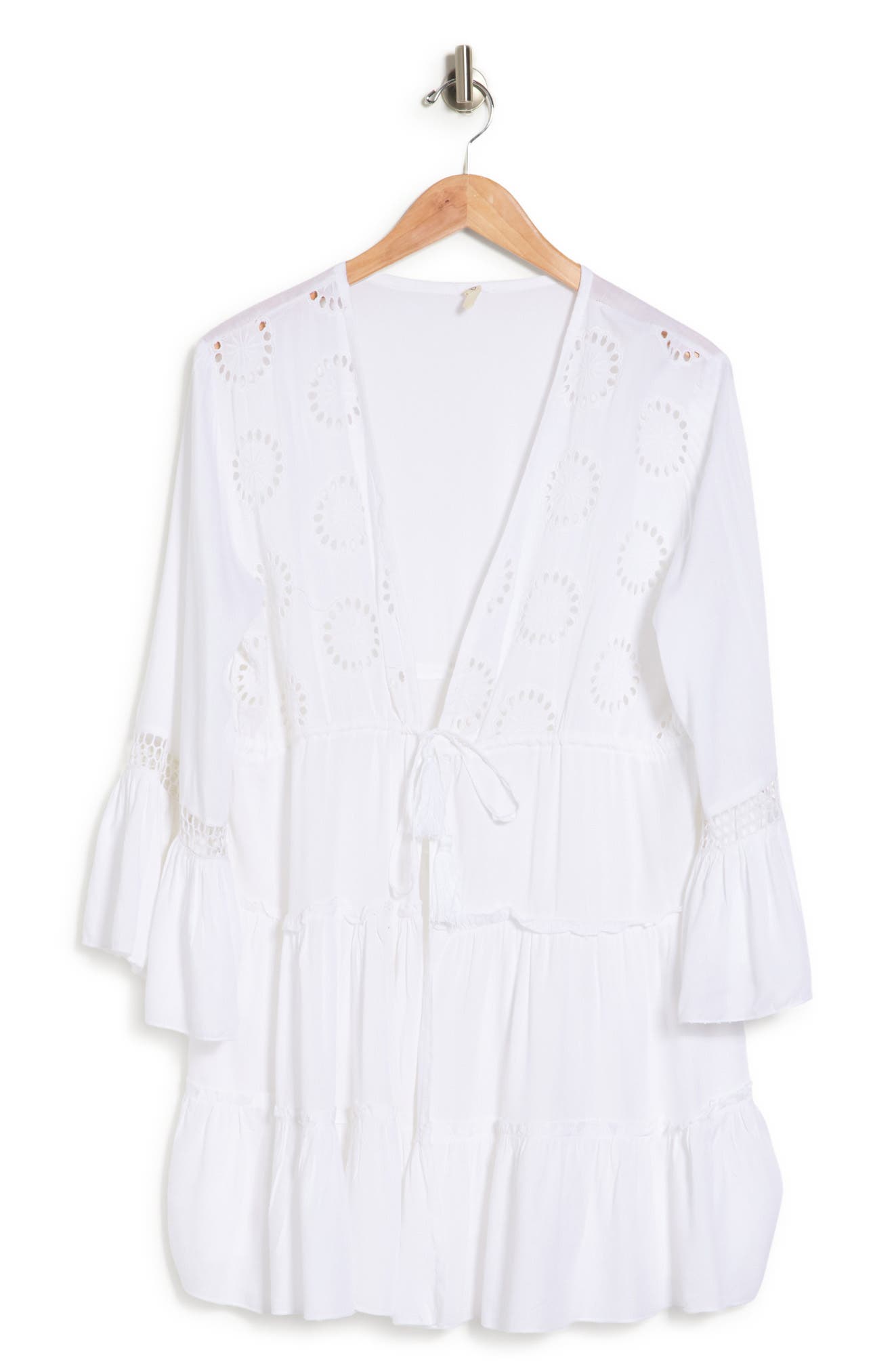 BOHO ME Open Front Eyelet Lace Cover-Up | Nordstromrack