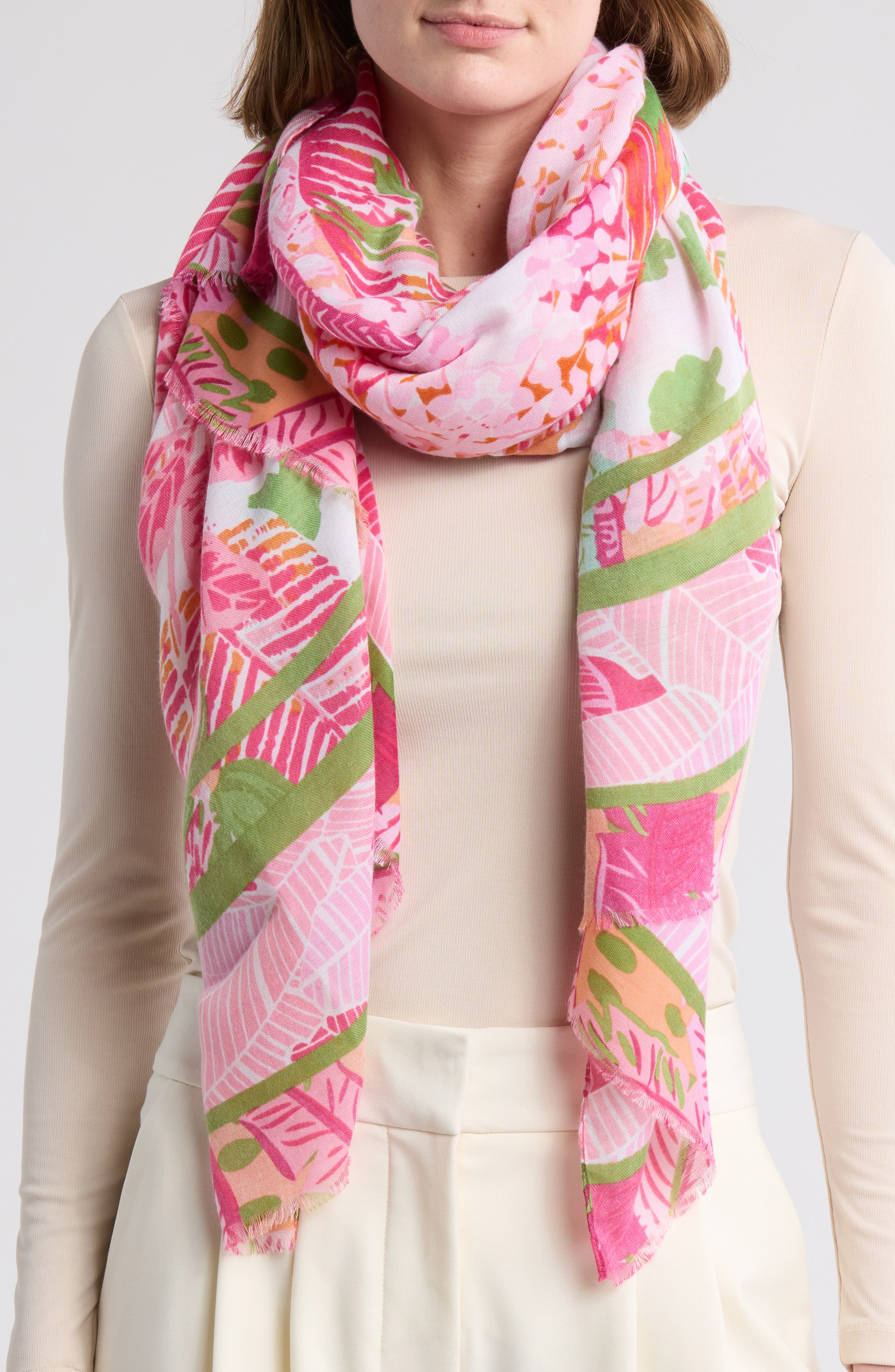 AREA STARS Watercolor Scarf | Nordstromrack