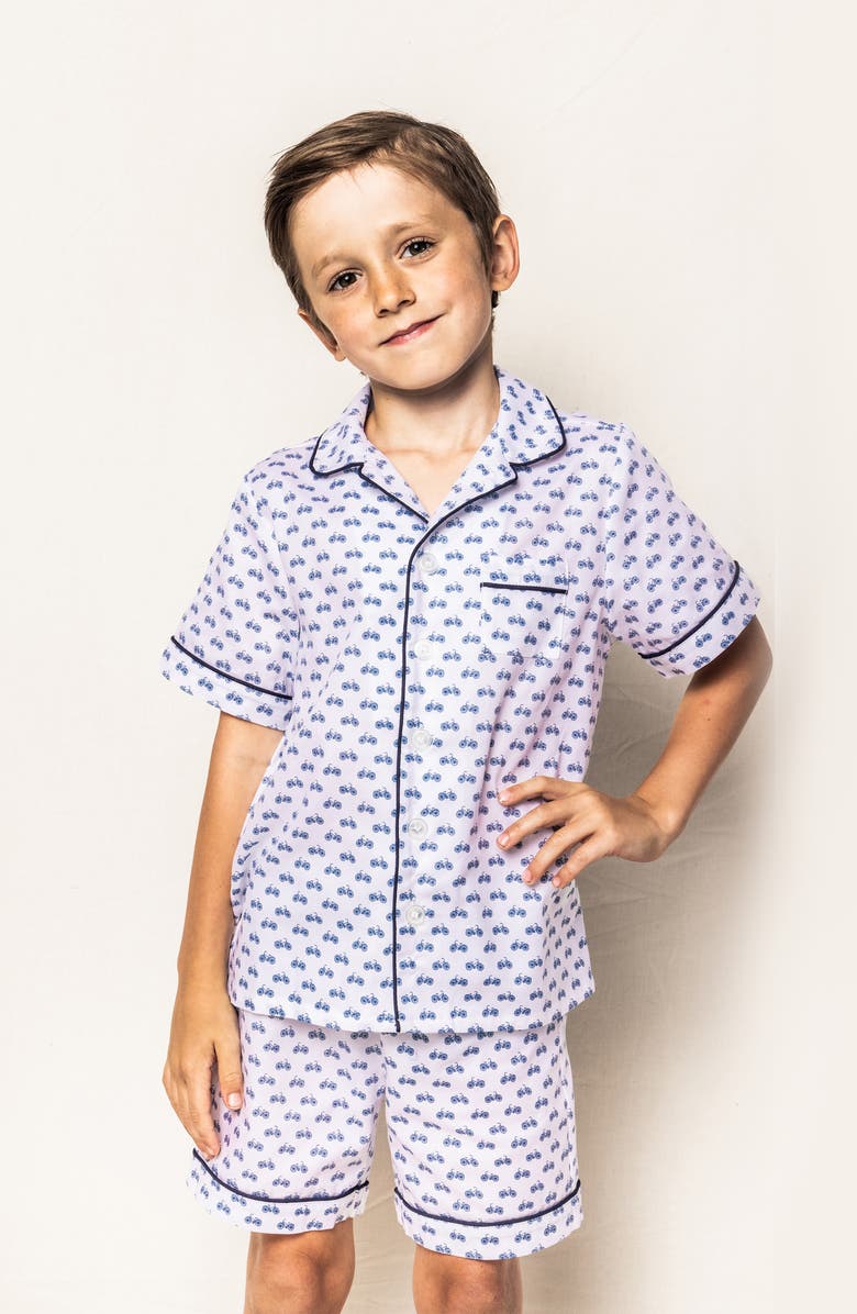 Petite Plume Kids' Bicyclette Two-Piece Short Pajamas | Nordstrom