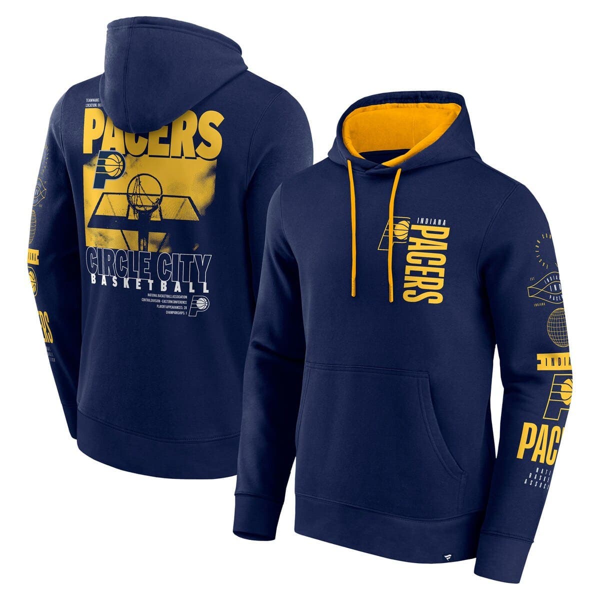 FANATICS Men's Fanatics Navy Indiana Pacers Game Time Crossover ...