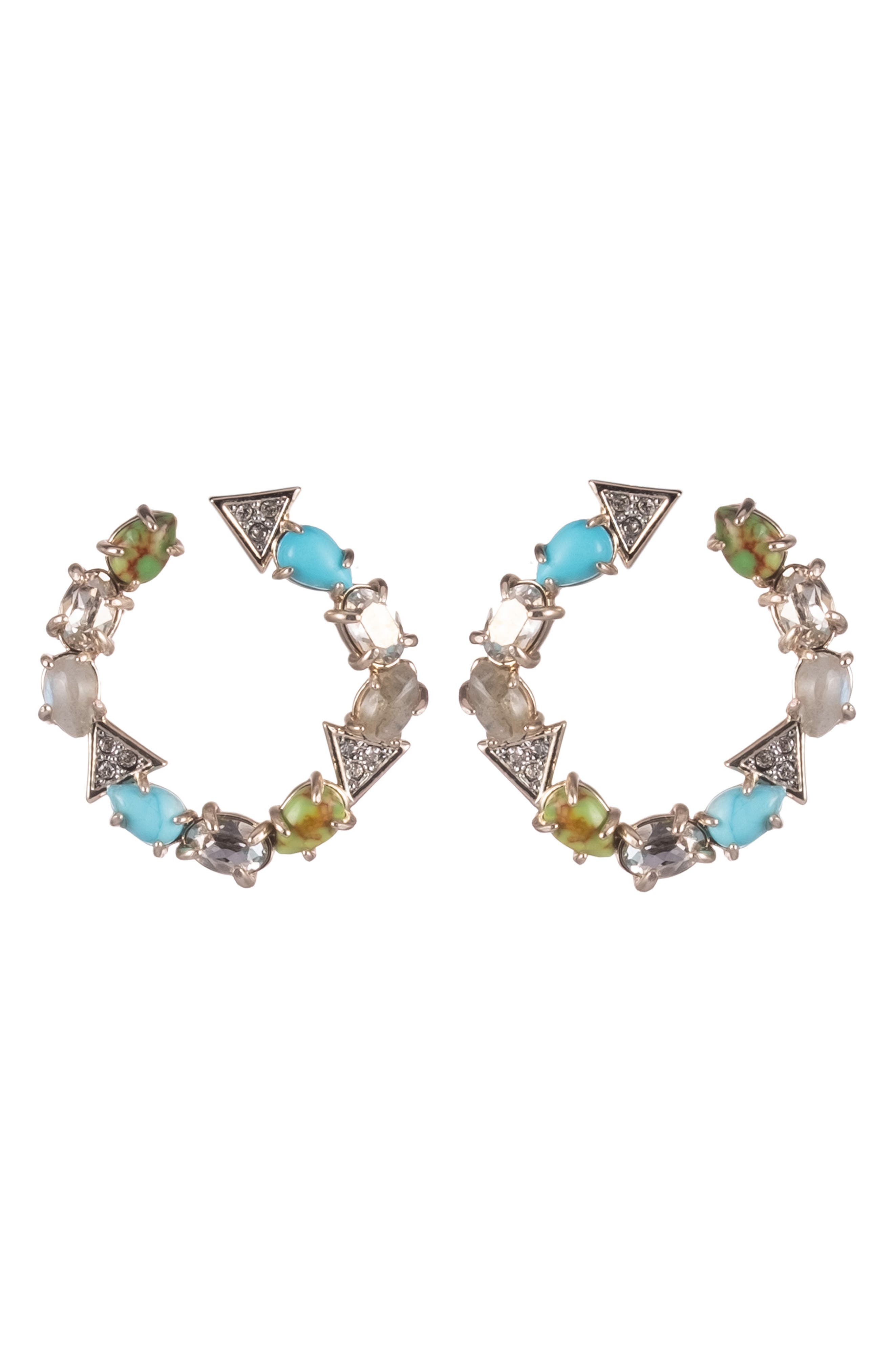 Alexis Bittar Multi Stone Hoop Earrings | Nordstromrack