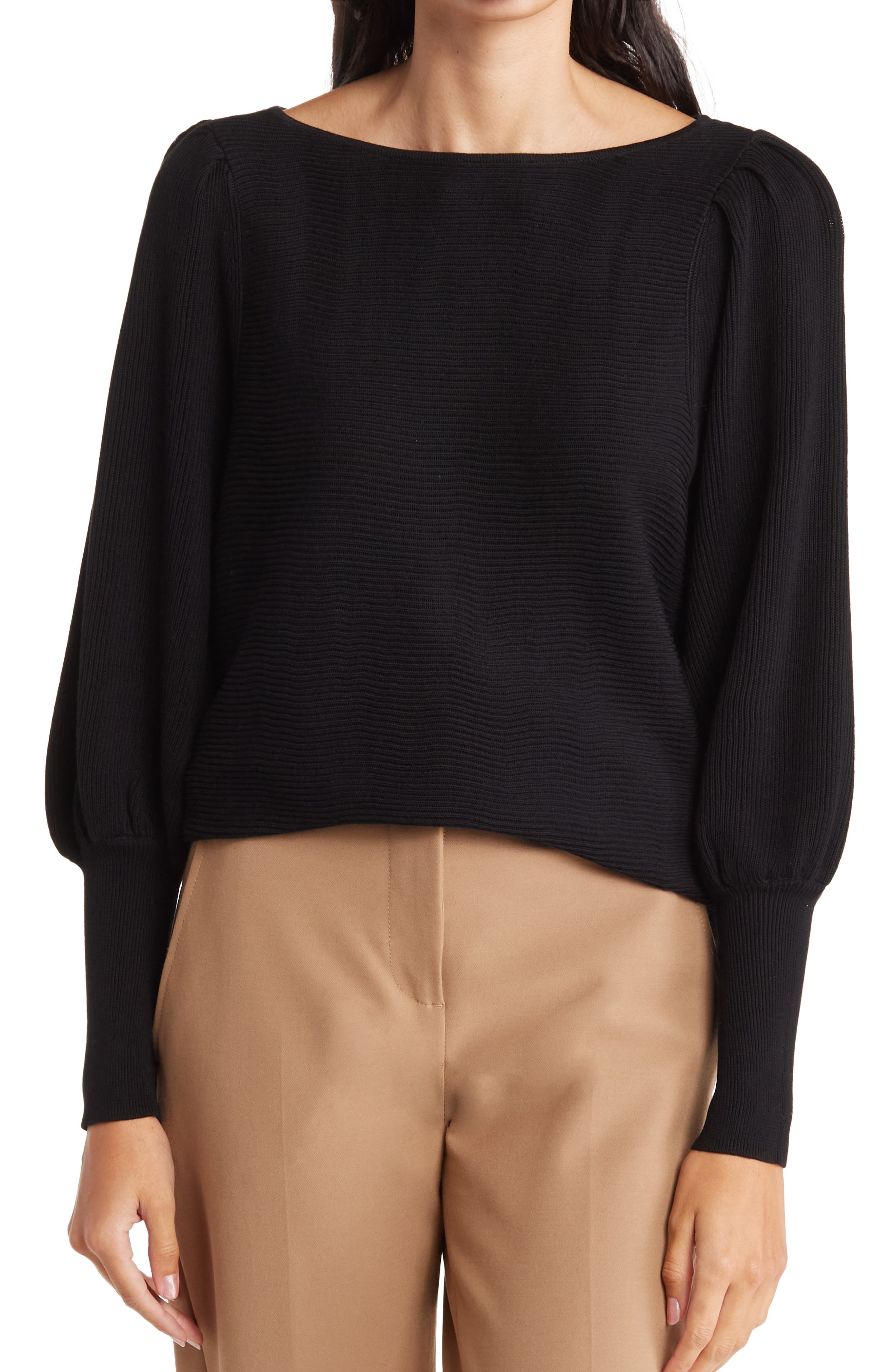 1.STATE Ottoman Ribbed Sweater | Nordstromrack