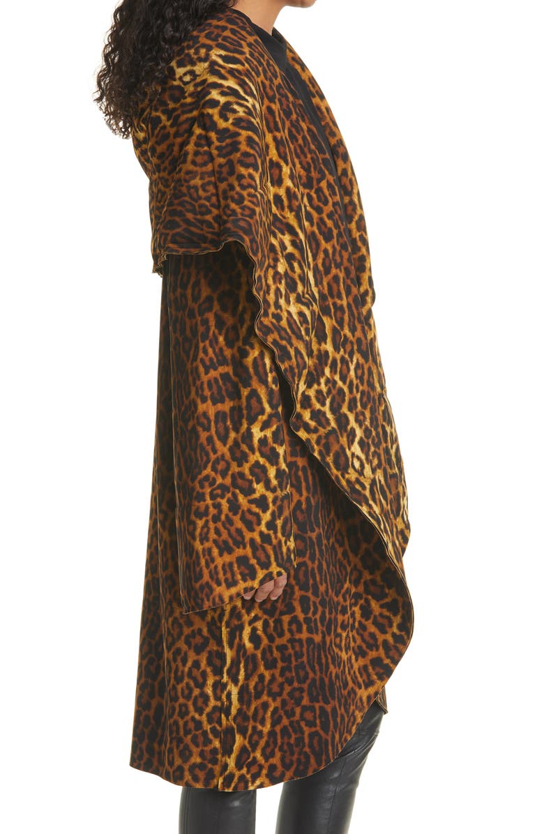 Norma Kamali Leopard Print Coat | Nordstrom