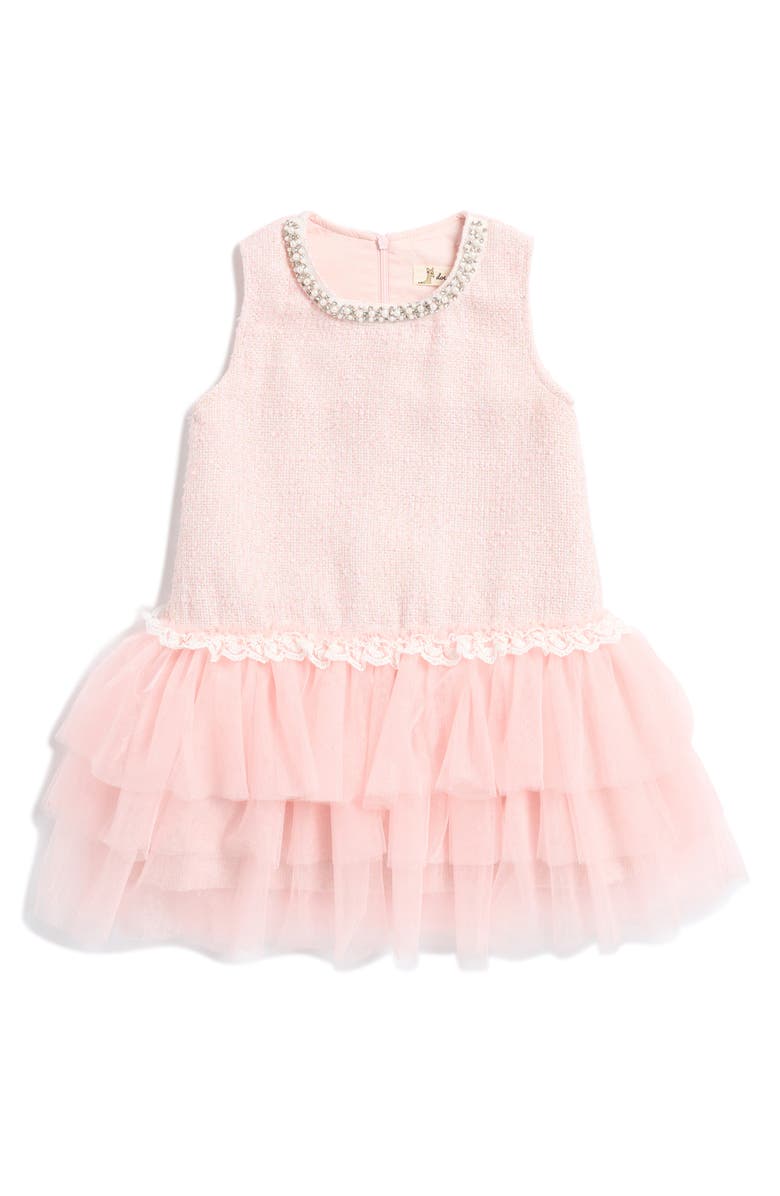Doe A Dear Kids' Sleeveless Tweed Tulle Dress | Nordstromrack