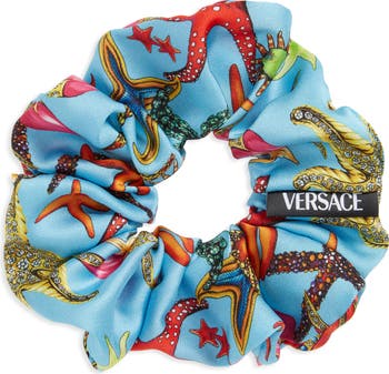 Versace Trésor de la Mer Print Scrunchie | Nordstrom