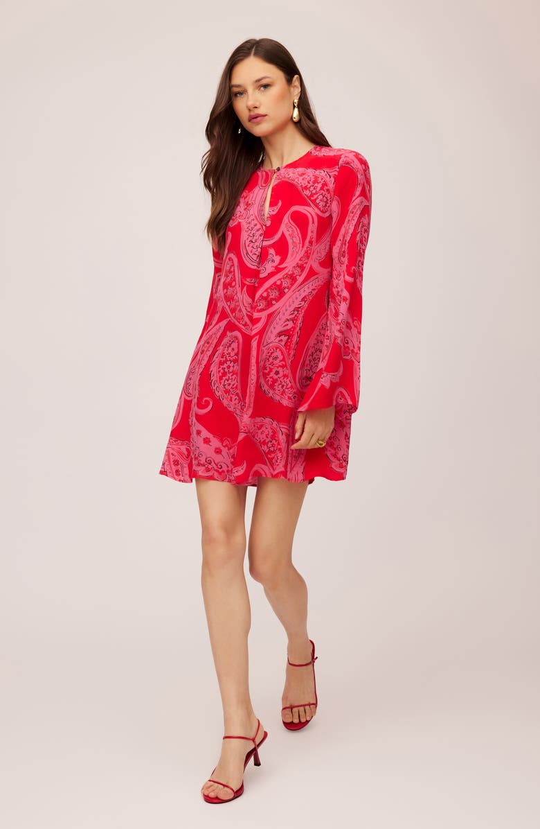 FIFTEEN TWENTY Layne Long Sleeve Shift Minidress | Nordstrom