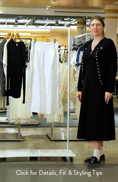 Marine Layer Corinne Double Cloth Cotton Maxi Skirt | Nordstromrack