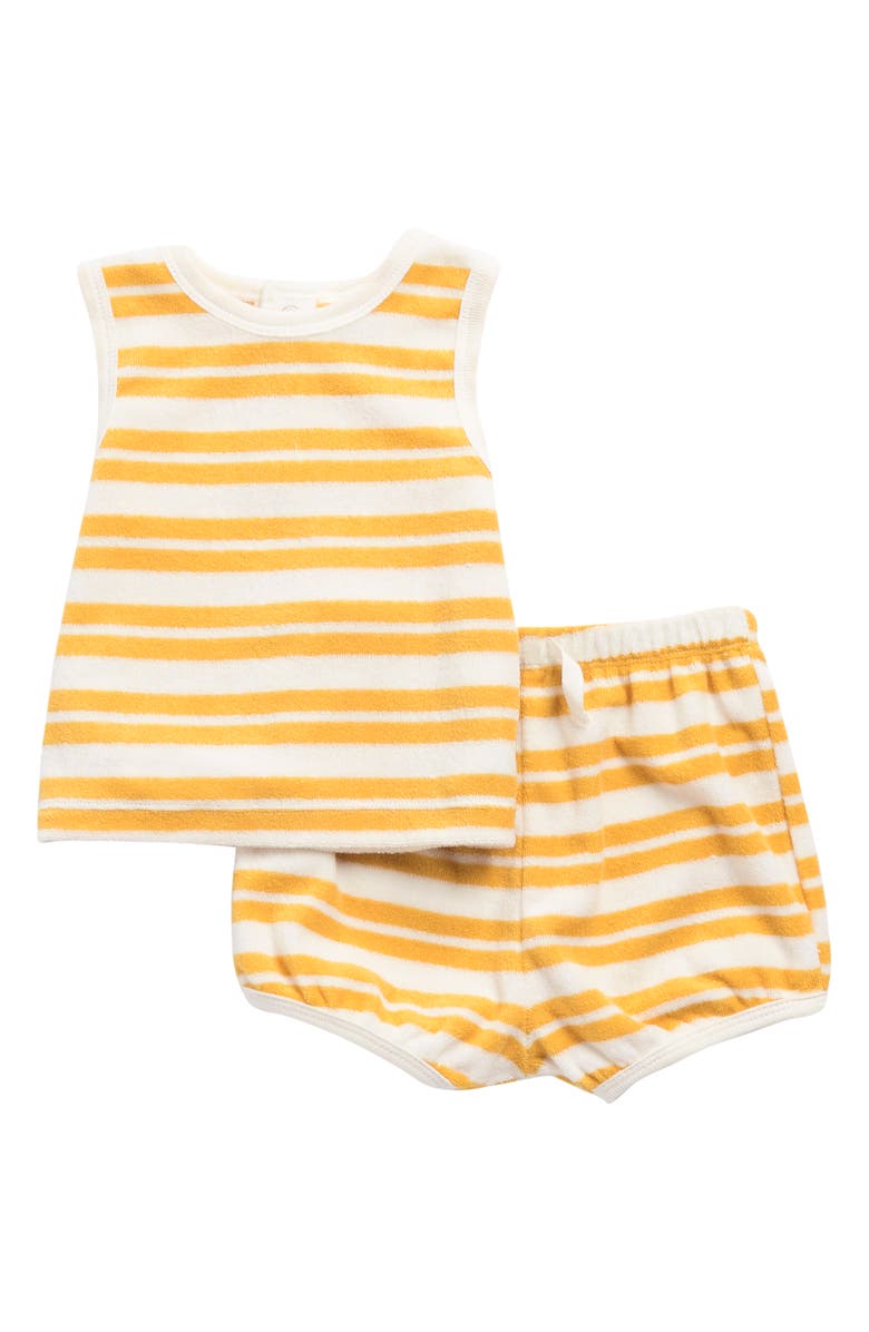 FOCUS Sunrays Stripe Cotton Terry Top & Bloomers | Nordstromrack