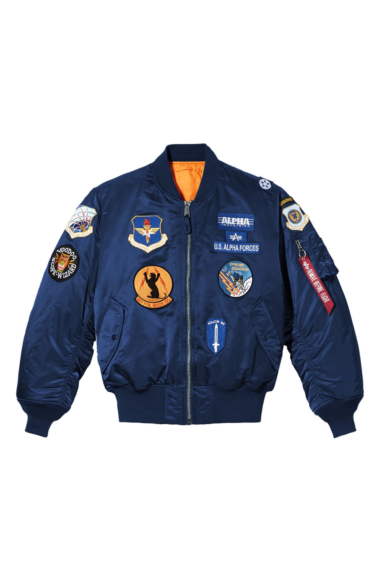 Alpha Industries MA-1 Squadron Flight Bomber Jacket | Nordstromrack