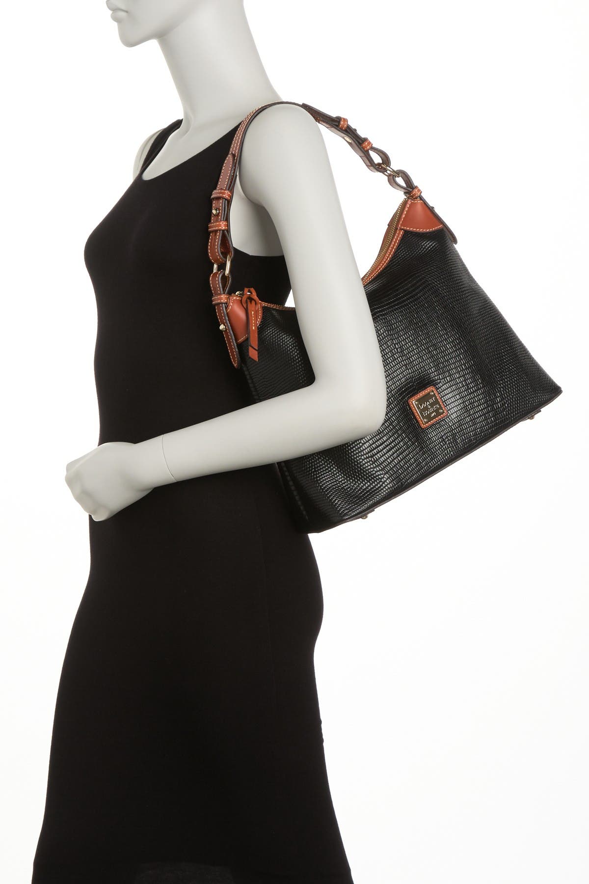 Dooney & Bourke Lizard Embossed Leather Hobo Bag | Nordstromrack