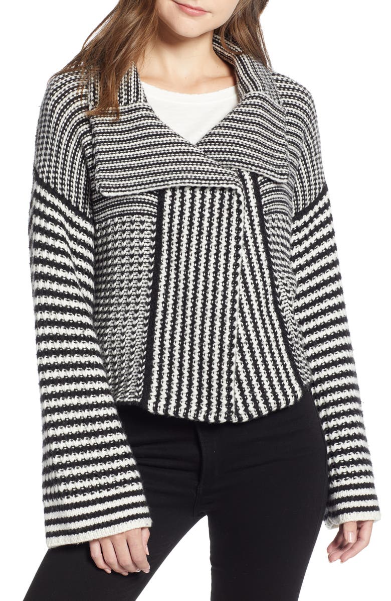 Splendid Onyx Knit Jacket | Nordstrom