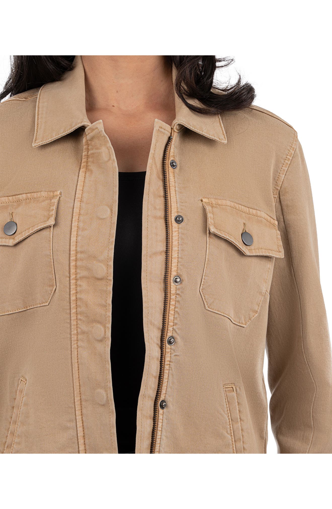 KUT from the Kloth Amanda Boxy Twill Jacket | Nordstrom