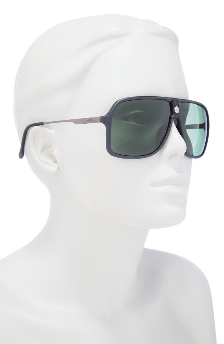 Carrera Eyewear 64mm Oversize Gradient Polarized Pilot Sunglasses ...