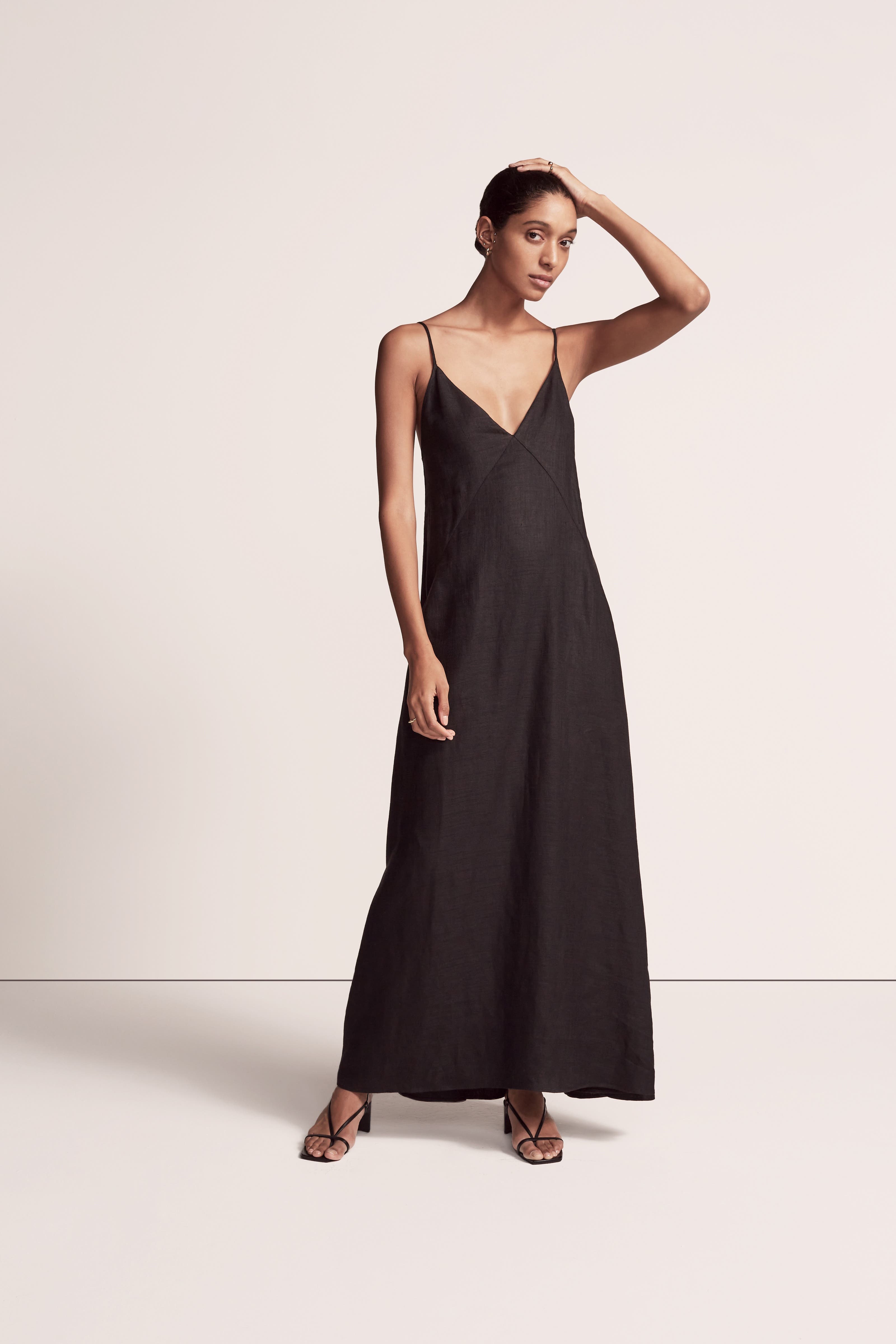 Another Tomorrow SEAMED SLIP DRESS | Nordstrom