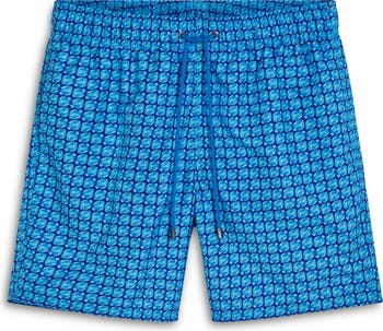 Bugatchi Fish Print Swim Trunks | Nordstromrack