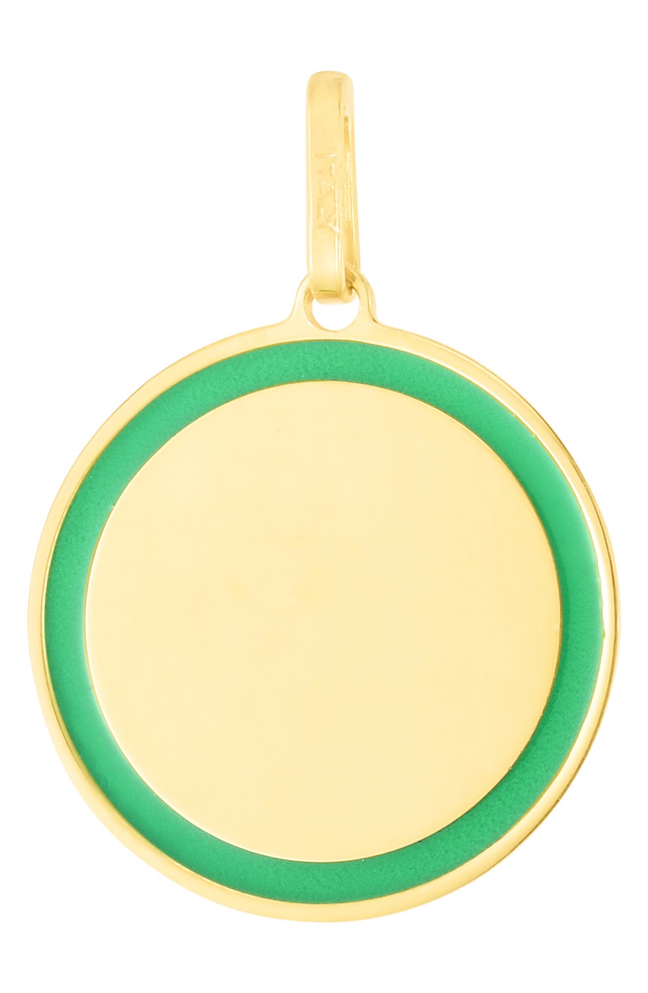 14K Yellow Gold Enamel Disc Charm (Women) | Nordstromrack
