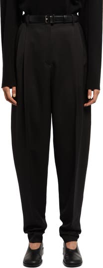 The Row Malu Tapered Virgin Wool Blend Pants | Nordstrom
