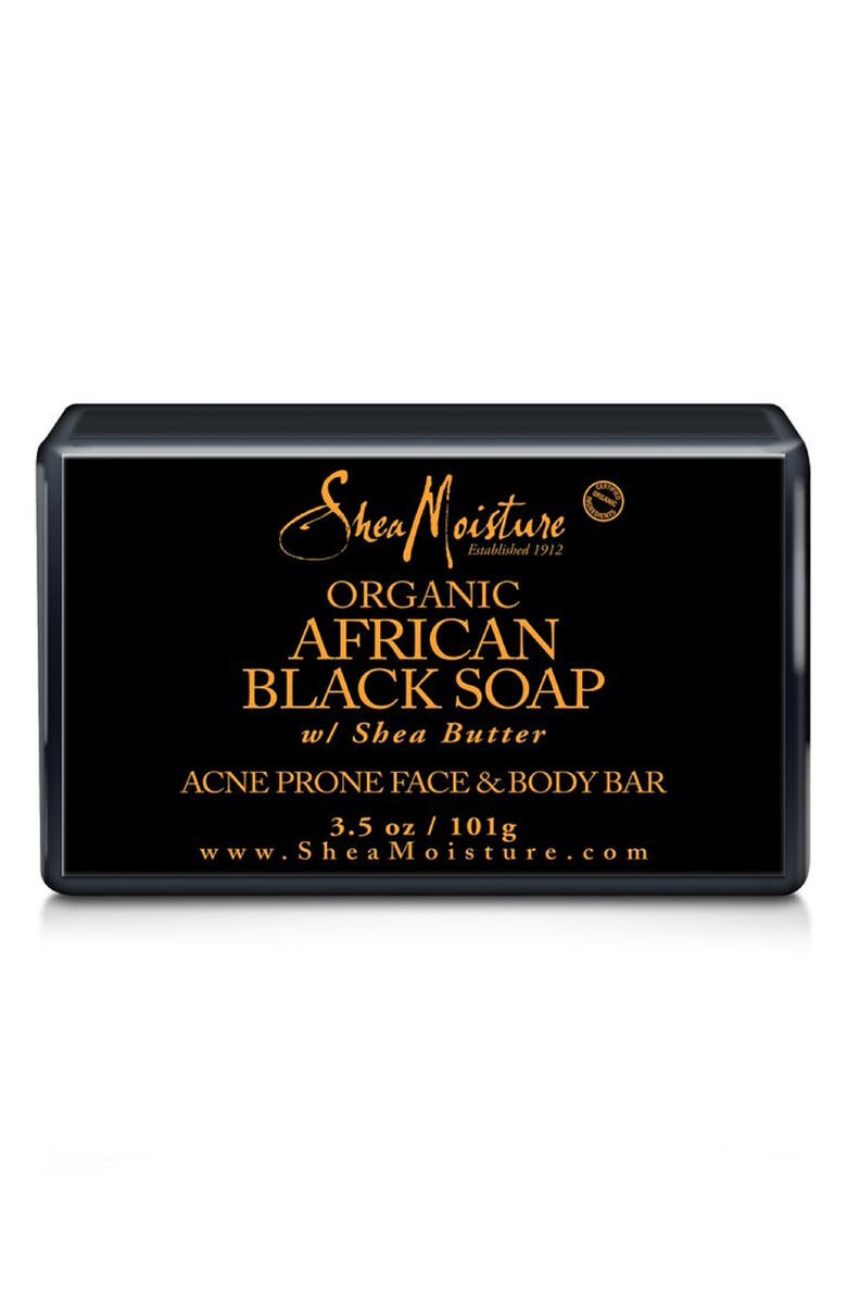 SHEA MOISTURE African Black Acne Prone Face & Body Bar Soap with Shea ...