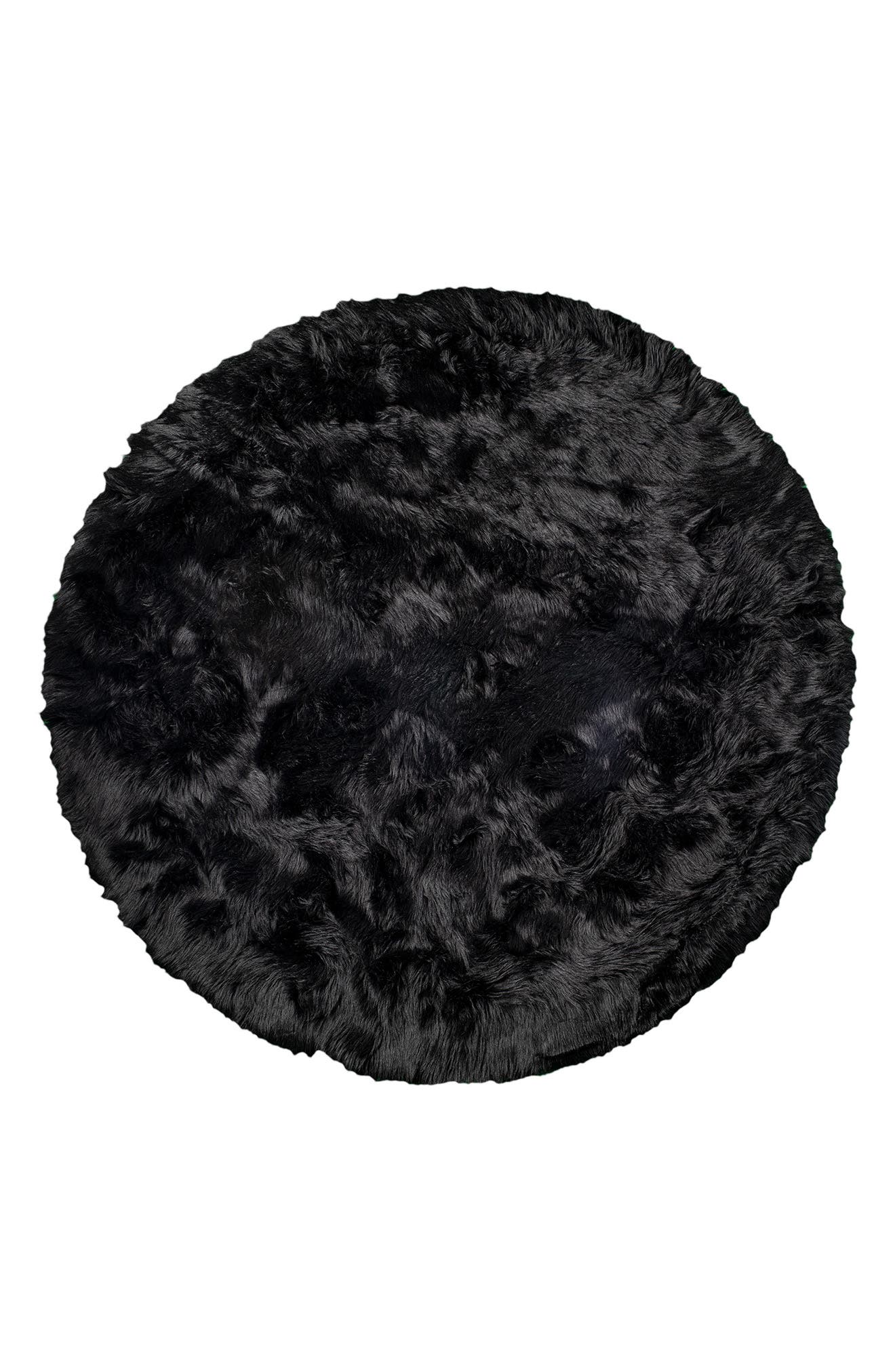 Arlington Circular Faux Fur Rug | Nordstromrack