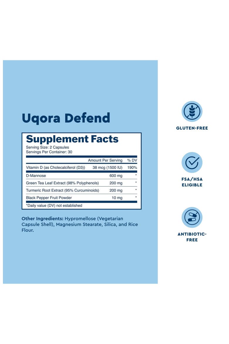 Defend Urinary Tract Health Supplement Support Bladder Health & Cleanse ...