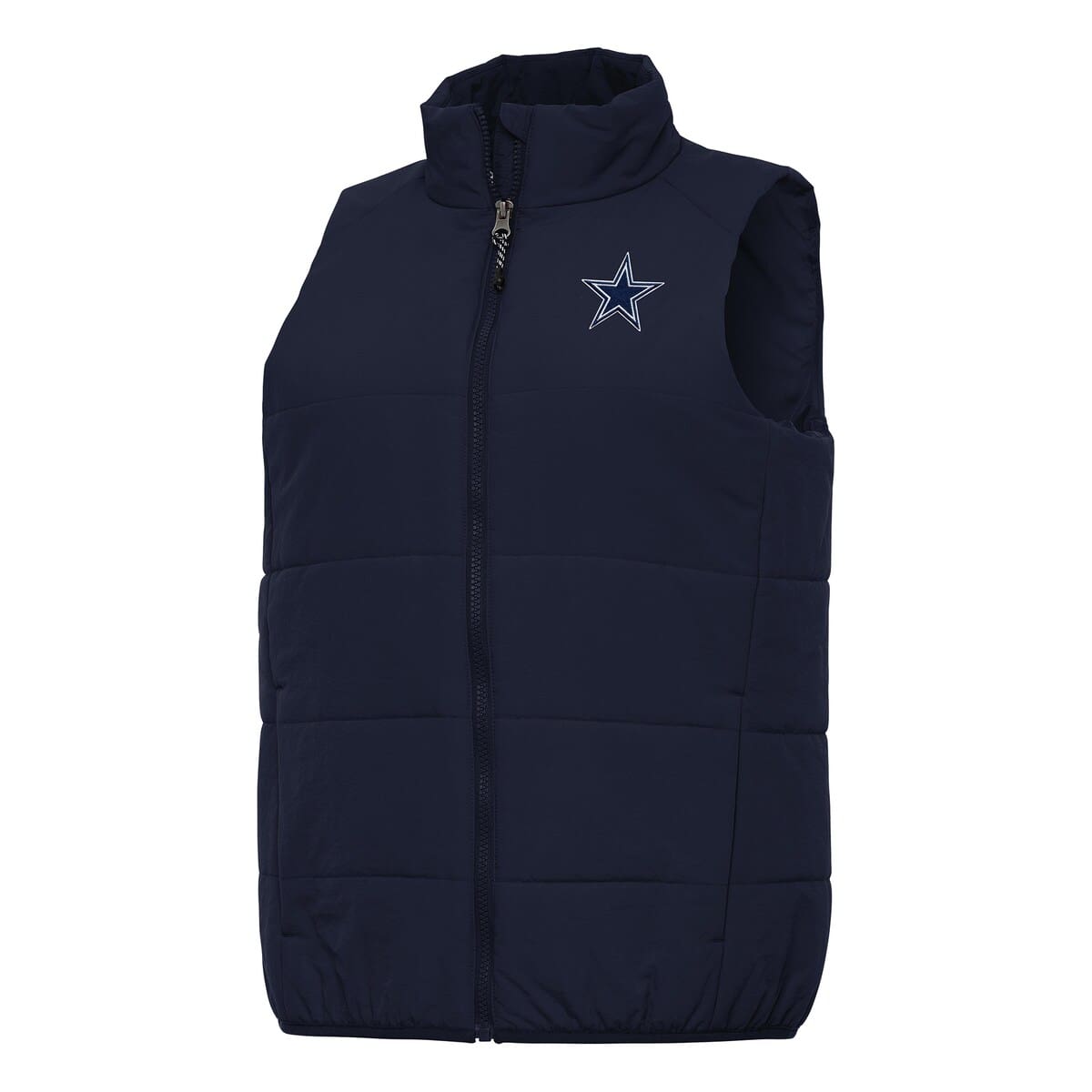 ANTIGUA Women's Antigua Navy Dallas Cowboys Experience Full-Zip Vest ...
