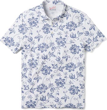 Reyn Spooner x Alfred Shaheen Classic Pareau Floral Performance Polo ...