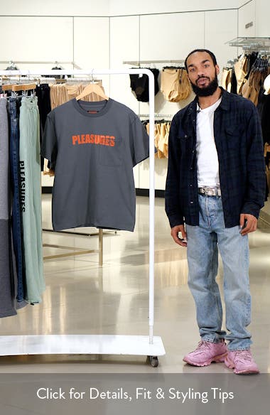 PLEASURES Impact Heavyweight Pocket Graphic T-Shirt | Nordstromrack
