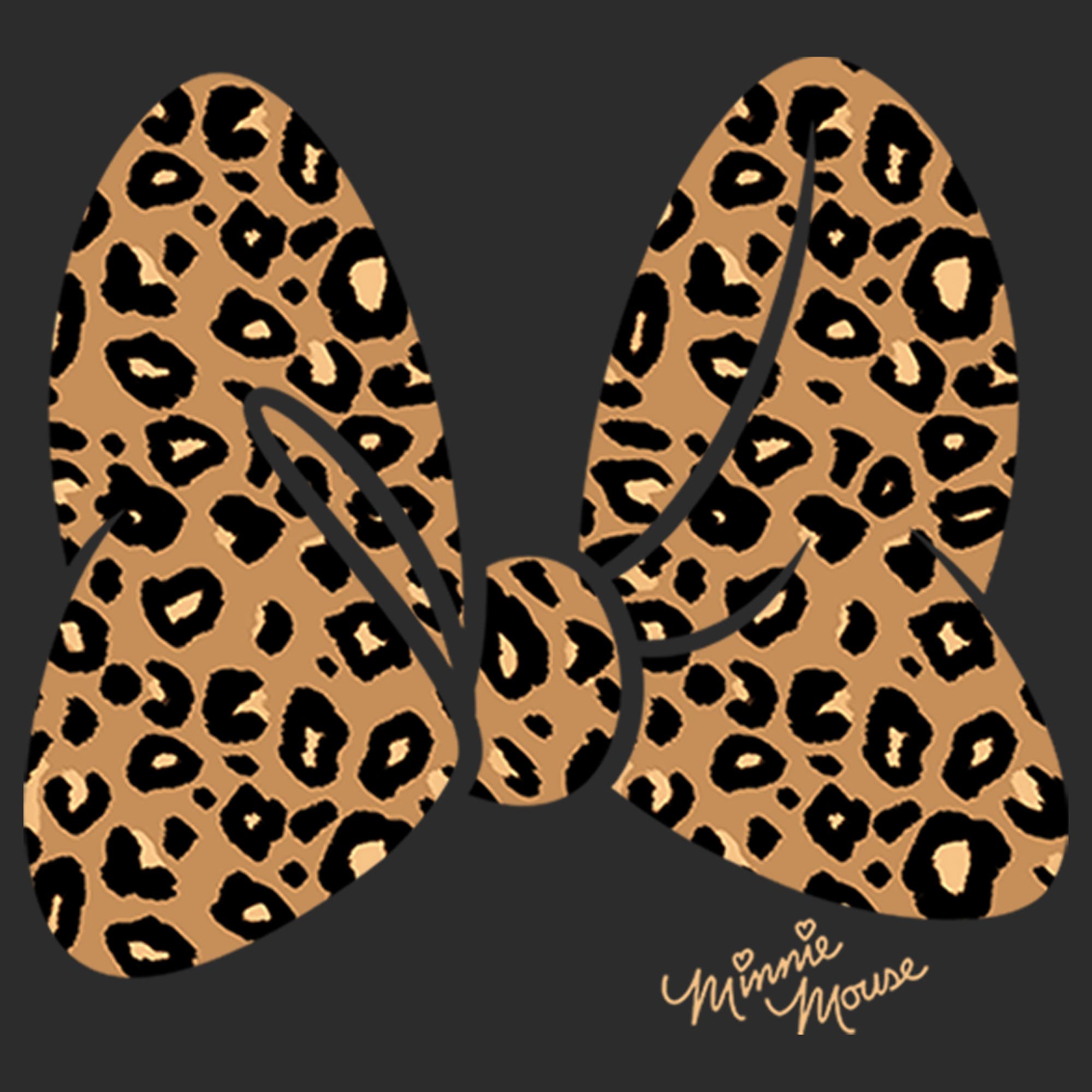 Mickey & Friends Women's Mickey & Friends Cheetah Print Minnie Mouse ...